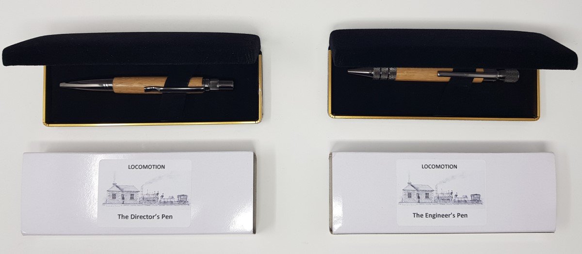 Limited edition Locomotion pens for the Save Heighington Station appeal ...